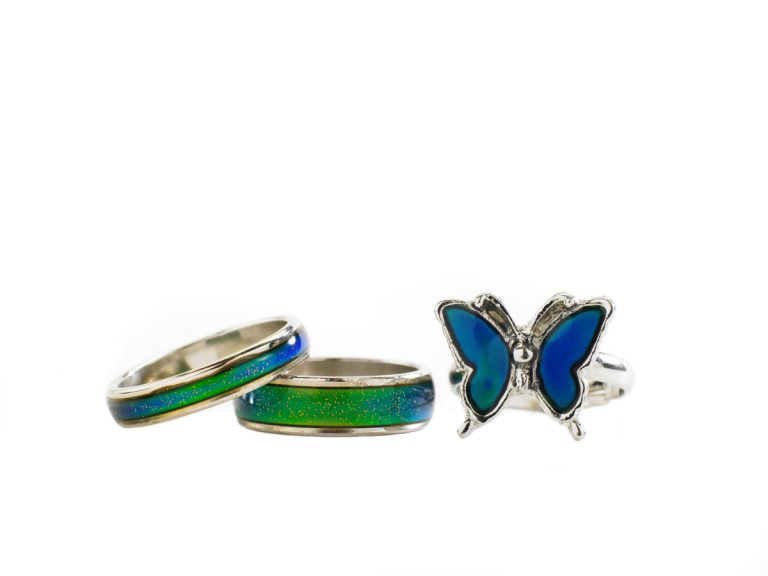 What Does the Colour Blue Mean on a Mood Ring? Ring Chart